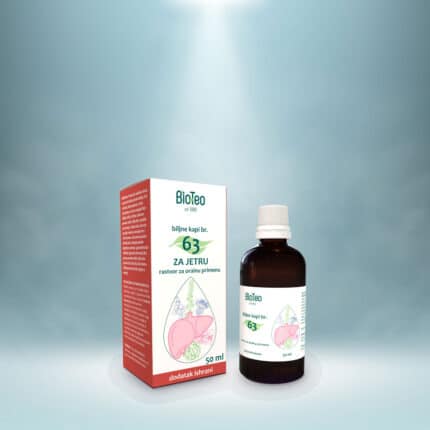 Biljne kapi br. 63 ZA JETRU – Bio-Teo Centar d.o.o.