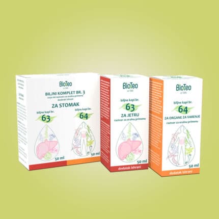 Biljne kapi br. 63 ZA JETRU - Bio-Teo Centar d.o.o.