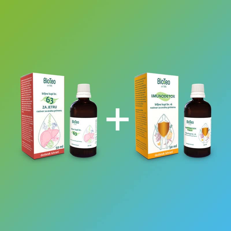 Biljne kapi br. 63 ZA JETRU – 50ml - Bio-Teo Centar d.o.o.