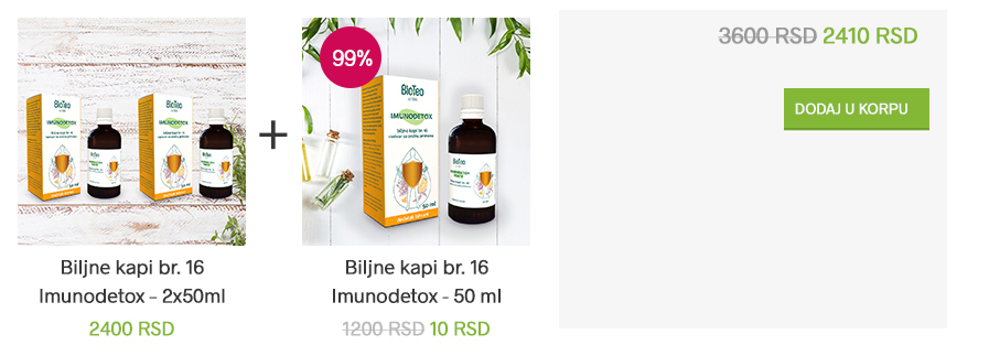 Bio-Teo Biljne kapi br. 16 – ImunoDetox – 50ml